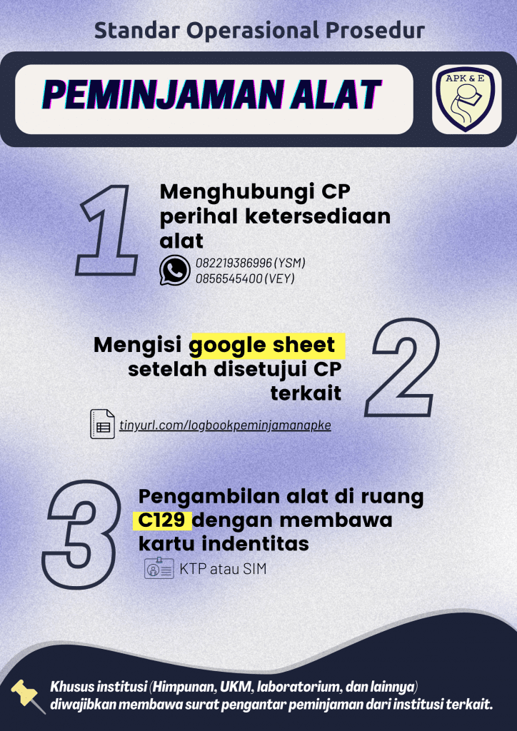 Peminjaman Alat - Work System Design and Analysis Laboratory