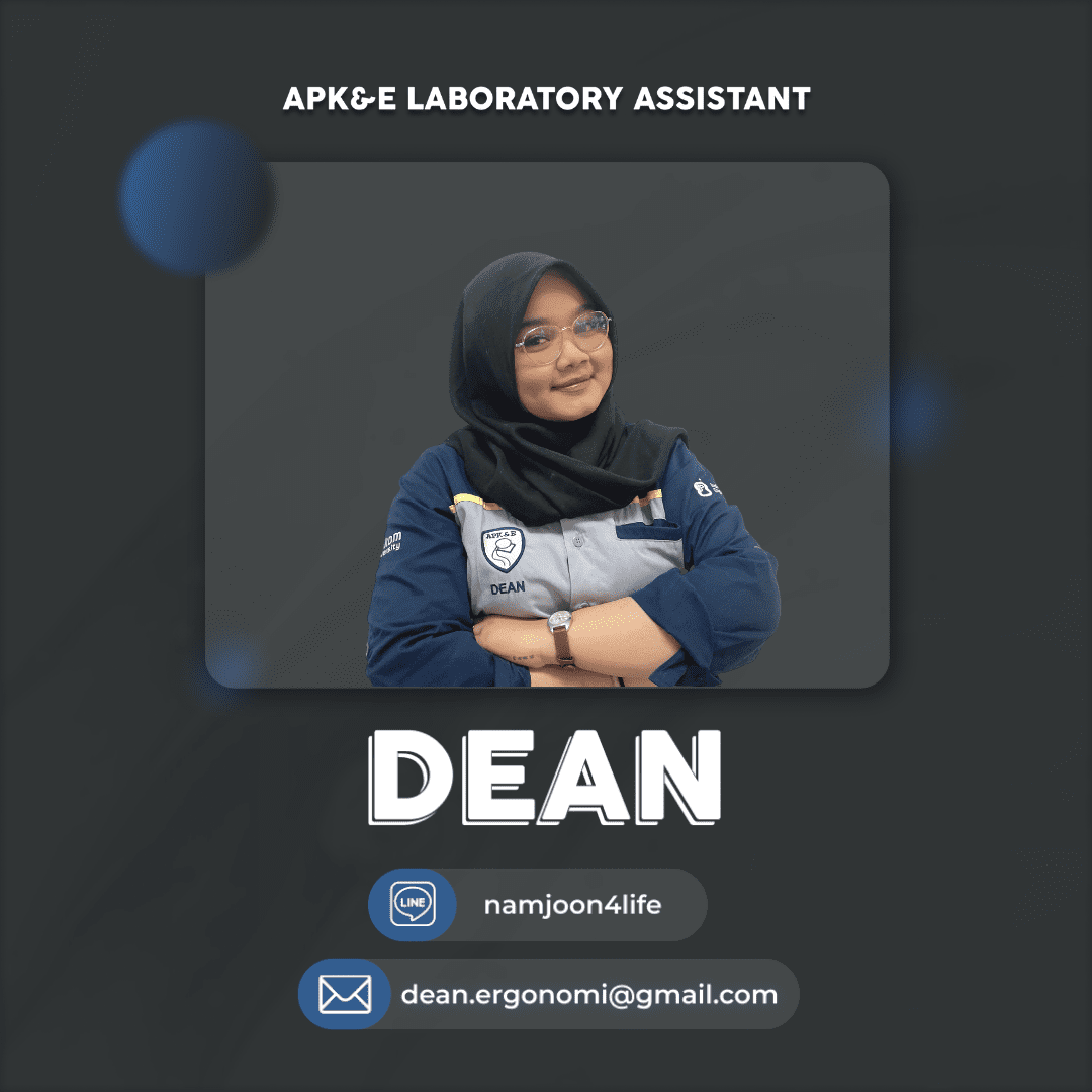 APK & E Laboratory’s Assistants 2022 – Work System Design and Analysis Laboratory